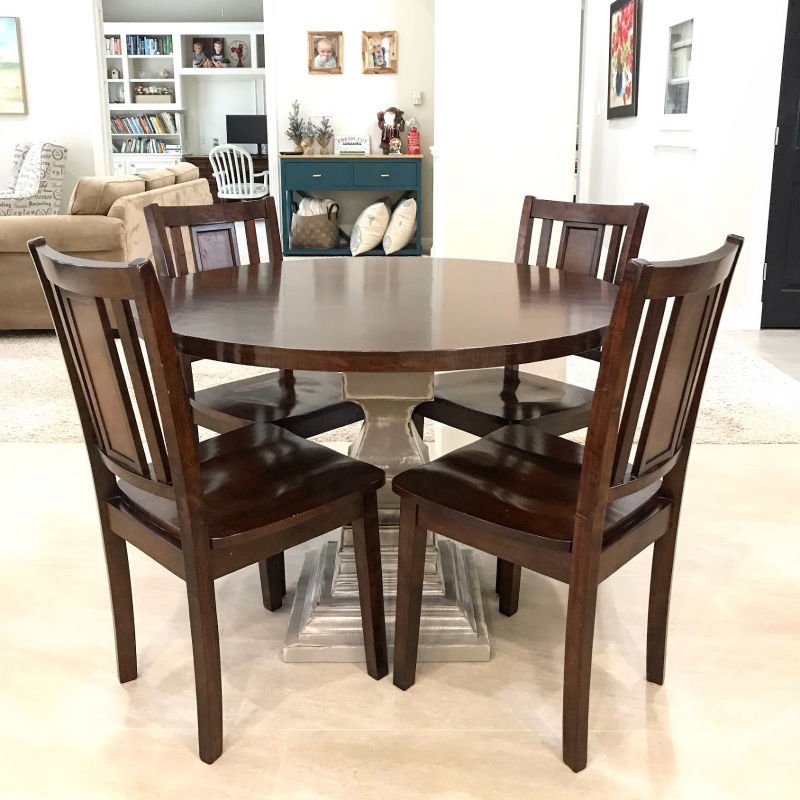 Build A Simple DIY Pedestal Table Base Easy Steps With Video Abbotts